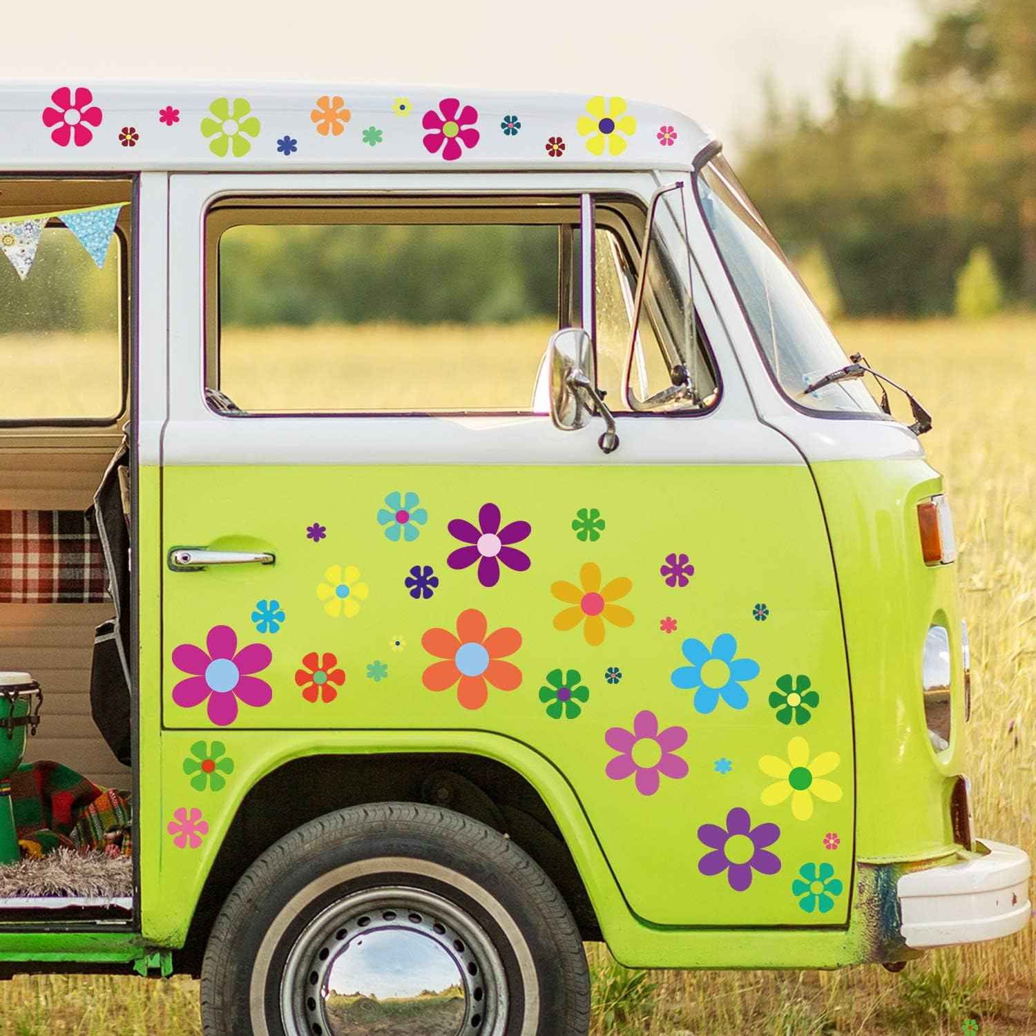 Wunderbar Blumen Aufkleber Fr Auto Bilder