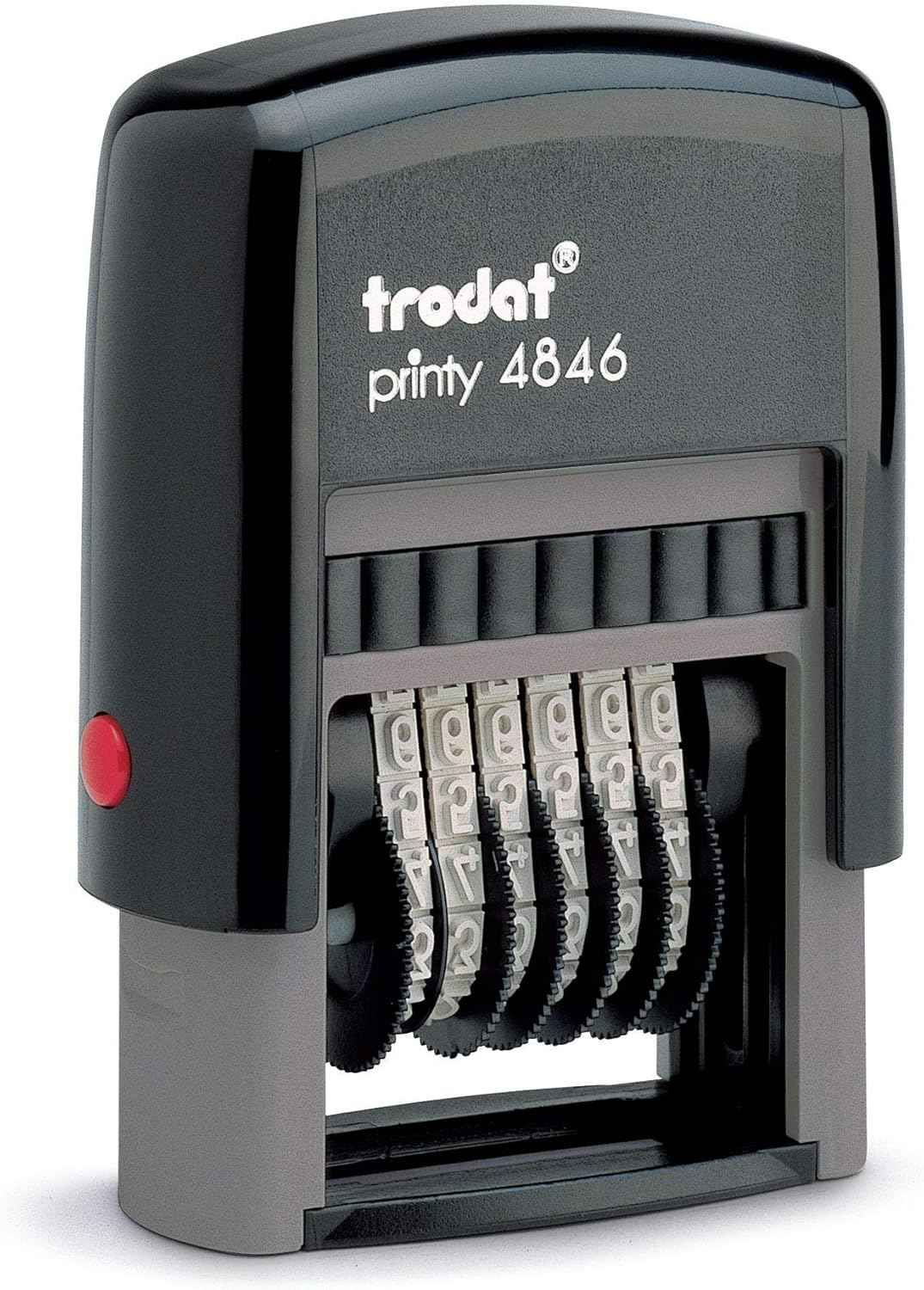 Timbro in gomma numerico autoinchiostrante Trodat Printy 4846 6 cifre