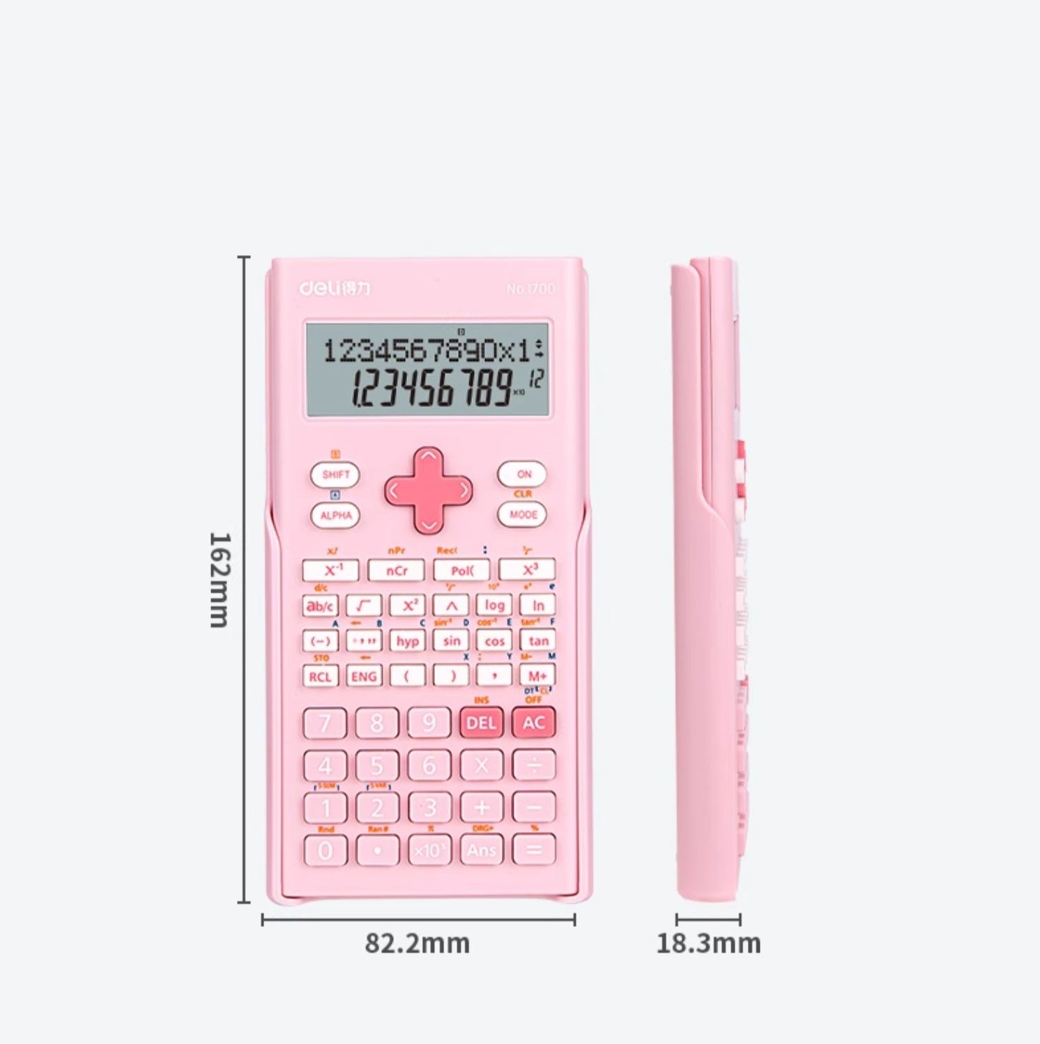 Calcolatrice scientifica DELI 1700 240 funzioni per studenti scolastic