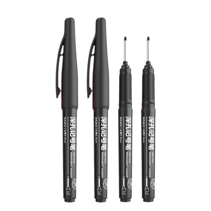 Pennarelli permanenti per fori profondi DELI, confezione da 12, 3 colo