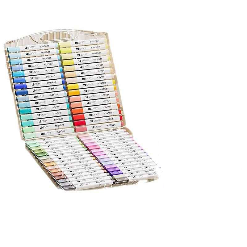 ENMY Acrylic Markers 36/48/80-Color Sets for Kids Drawing Coloring