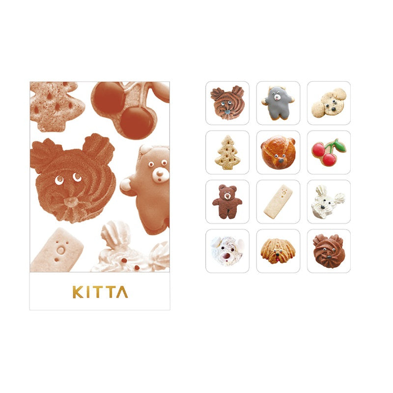 KING JIM KITTA Portable Clear Sticker - Icon Type