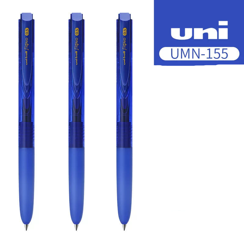 uni-ball Signo RT UMN-155 Gel Pen 0.5mm | Japan | 3-Pack Black Blue Red