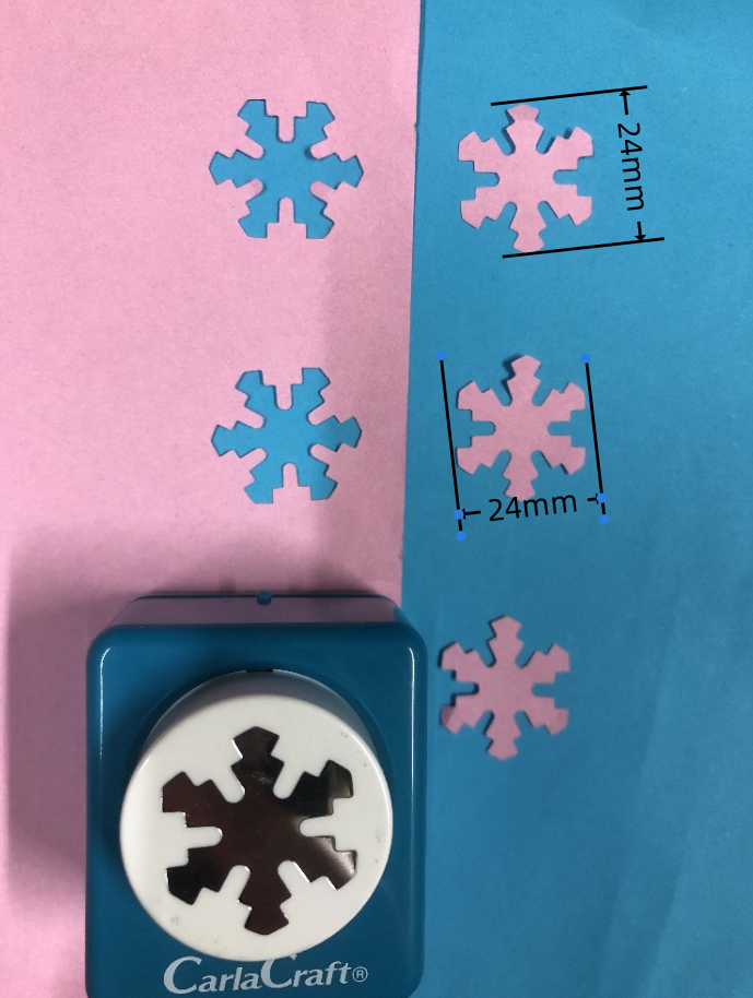 CARL Craft Mini Punch Japan Selection Snowflake