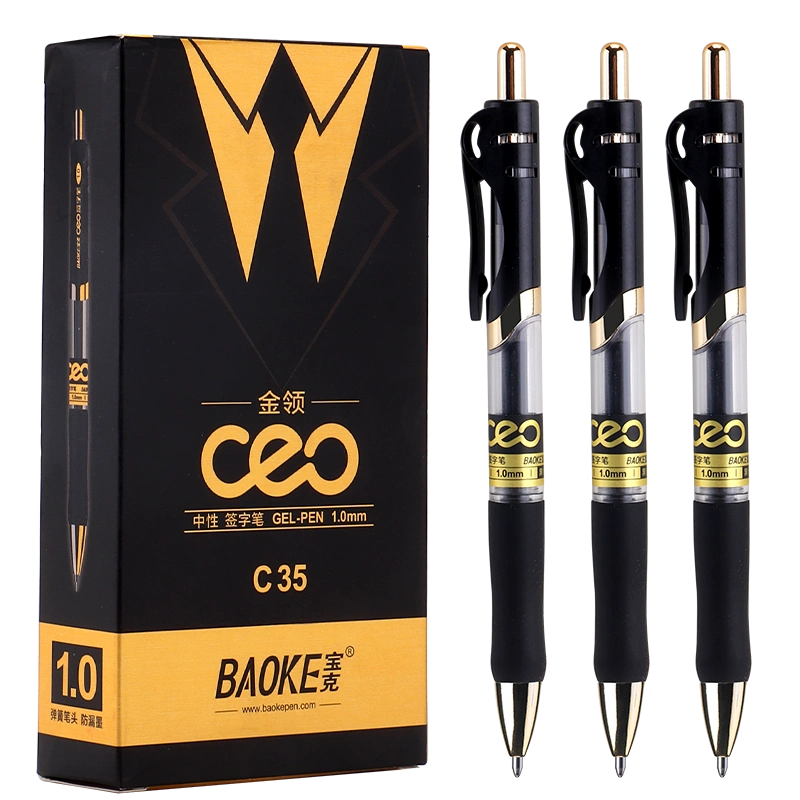 Baoke Ceo C35 1.0mm Gel Pen Pack of 12
