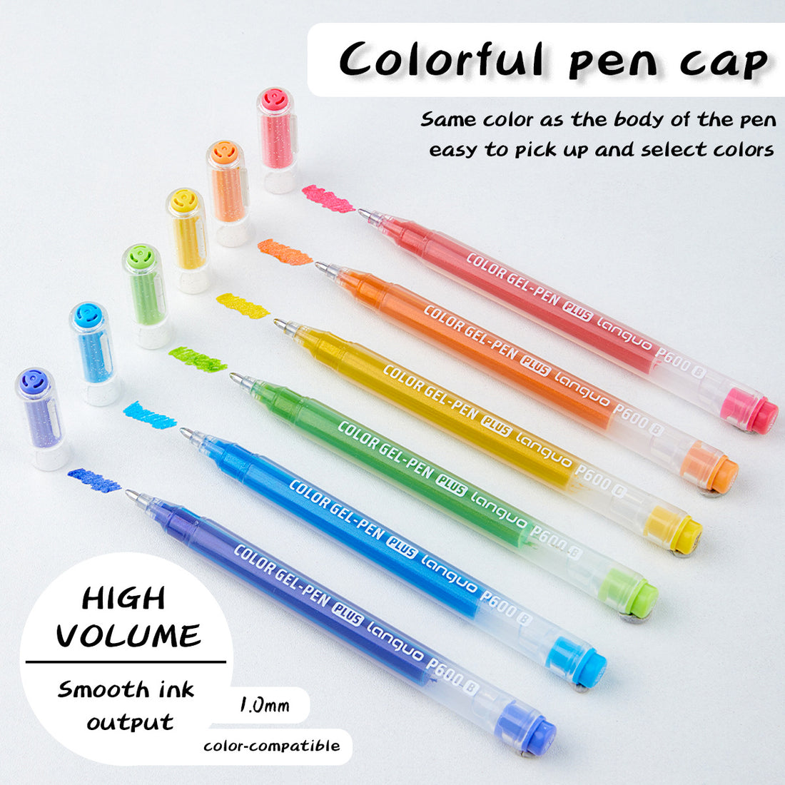 Languo Color Painting Gel Pen Plus 1.0mm Shiny Style 24/36/54/72 Color