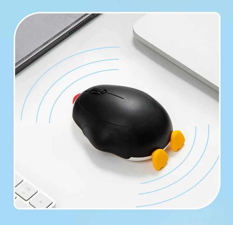 Bežični miš u obliku pingvina s dvostrukim načinom rada 2,4G i Bluetoo