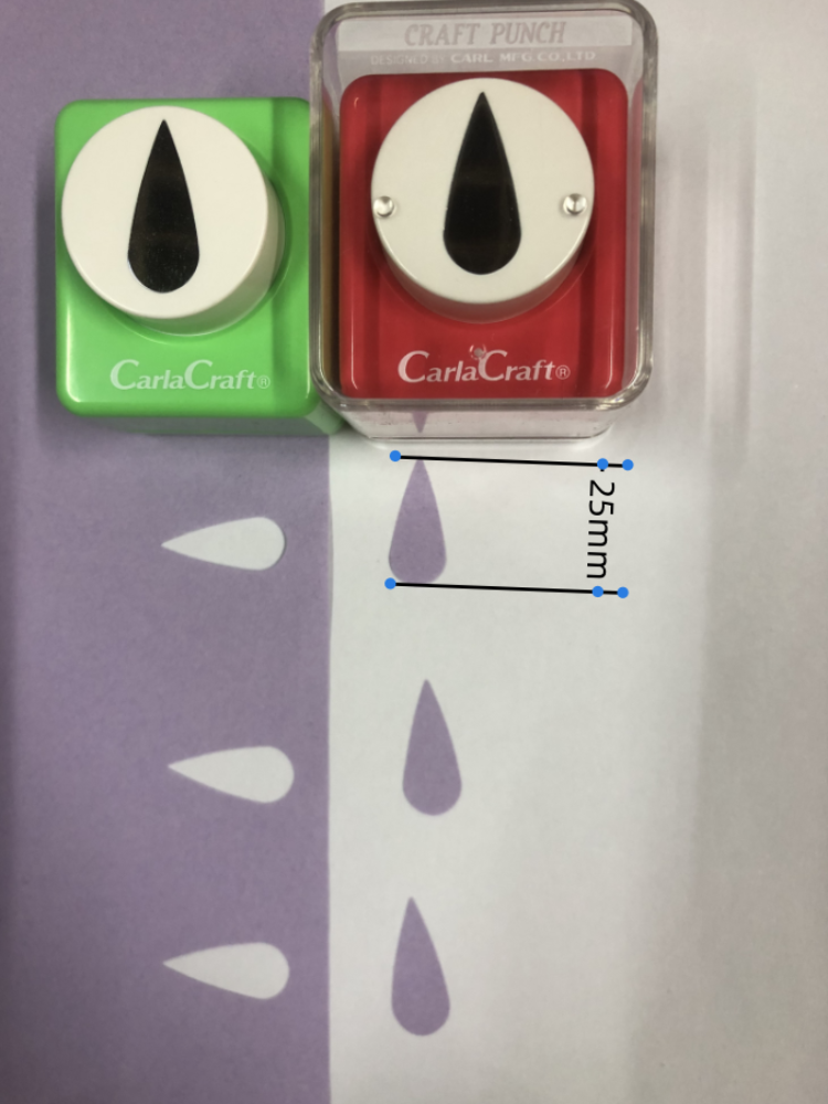CARL Craft Mini Punch Japan Selection Water Drop