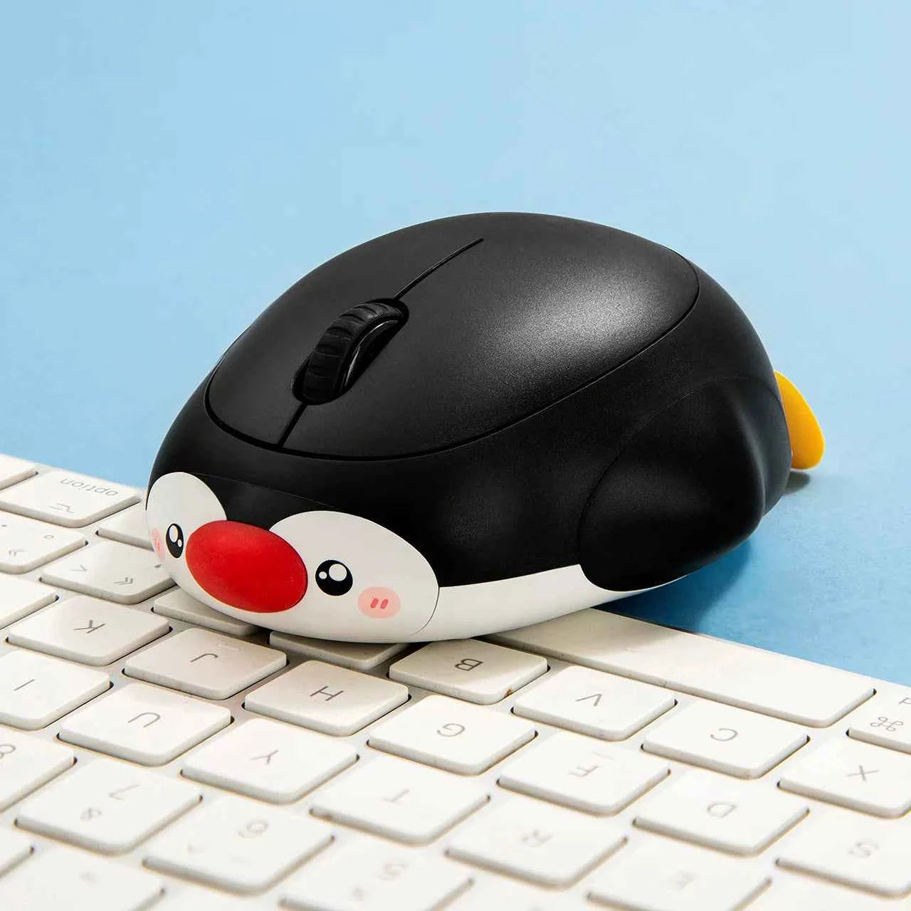 Bežični miš u obliku pingvina s dvostrukim načinom rada 2,4G i Bluetoo