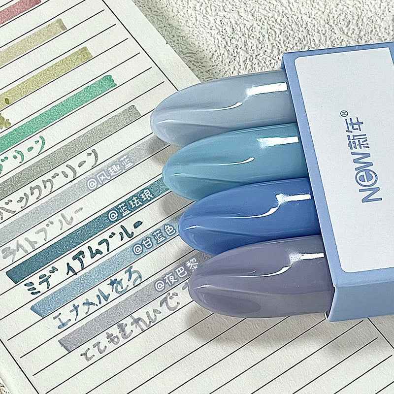 Morandi Color Textmarker 12er Pack mit Meißelspitze