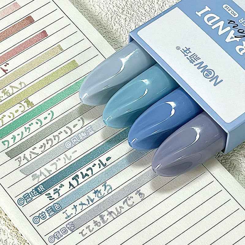 Morandi Color Textmarker 12er Pack mit Meißelspitze