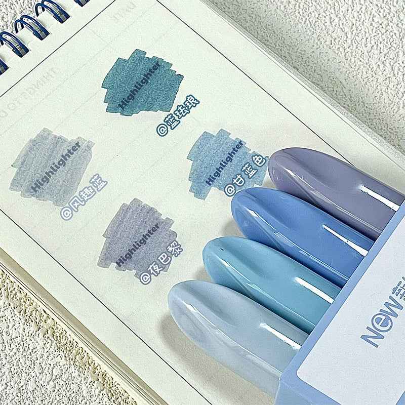 Morandi Color Textmarker 12er Pack mit Meißelspitze