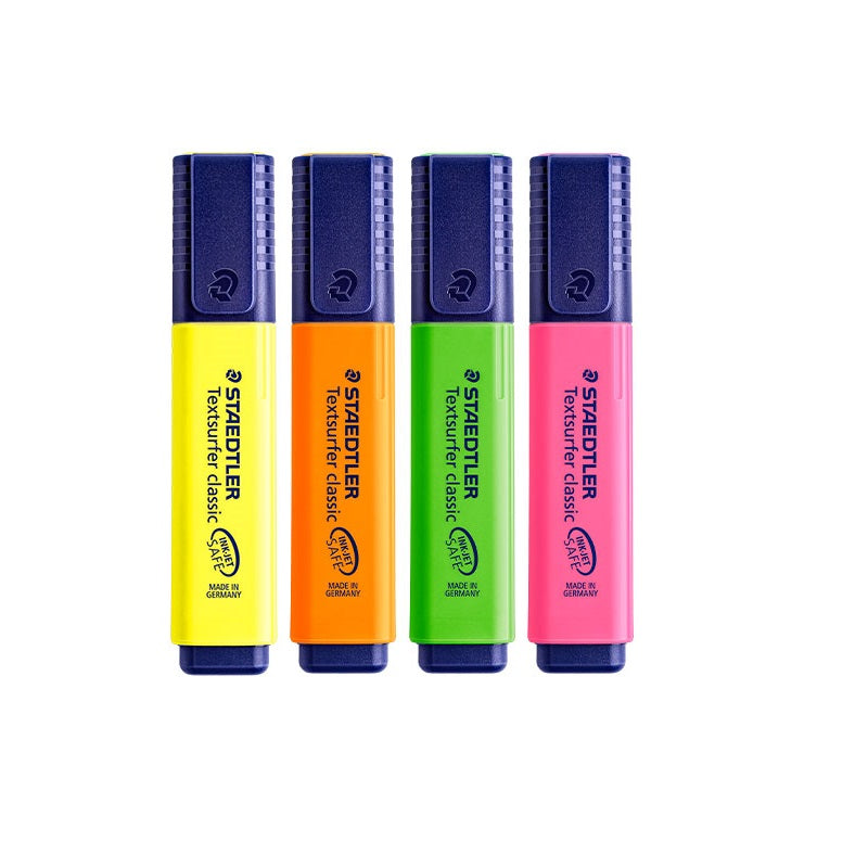 STAEDTLER Textsurfer Classic 364 Textmarker - 4 verschiedene Farben