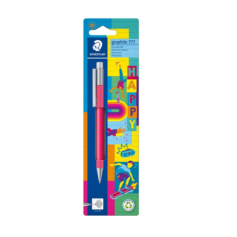 Crayon mécanique Staedtler Graphite 777, 0,5 mm Happy