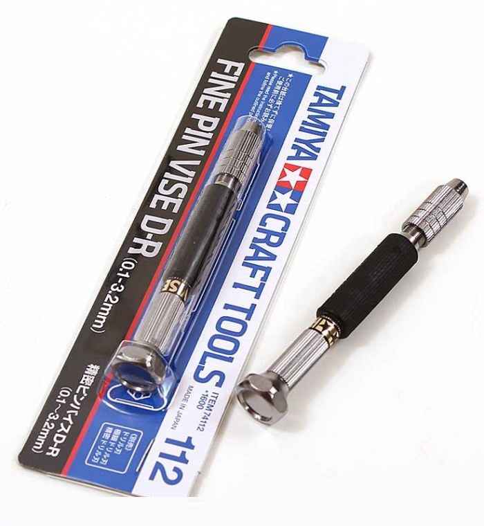 Tamiya 74112 Jemný ruční vrták D-R (0,1-3,2mm)