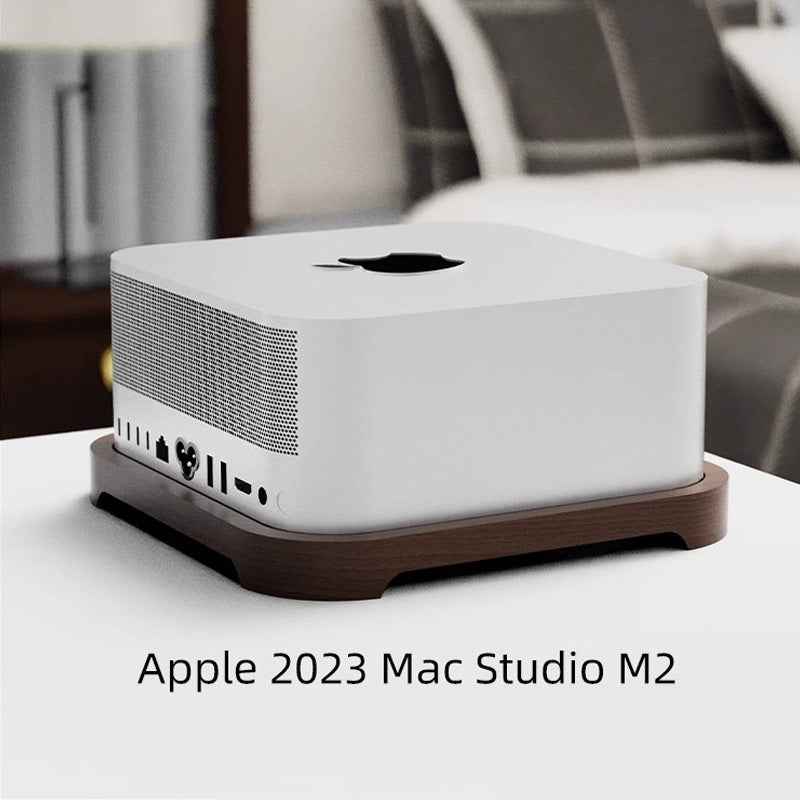 Stalak za stol od crnog oraha za Apple 2023 Mac Studio M2